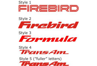 93-02 Firebird/Formula/Trans Am Center Tail Light Decals | WS6store.com